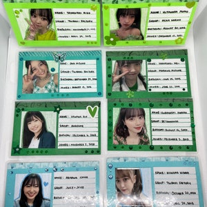 Hello! Project Handmade Oshi ID Card - Etsy