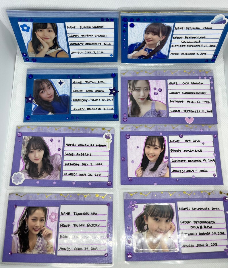 Hello! Project Handmade Oshi ID Card - Etsy
