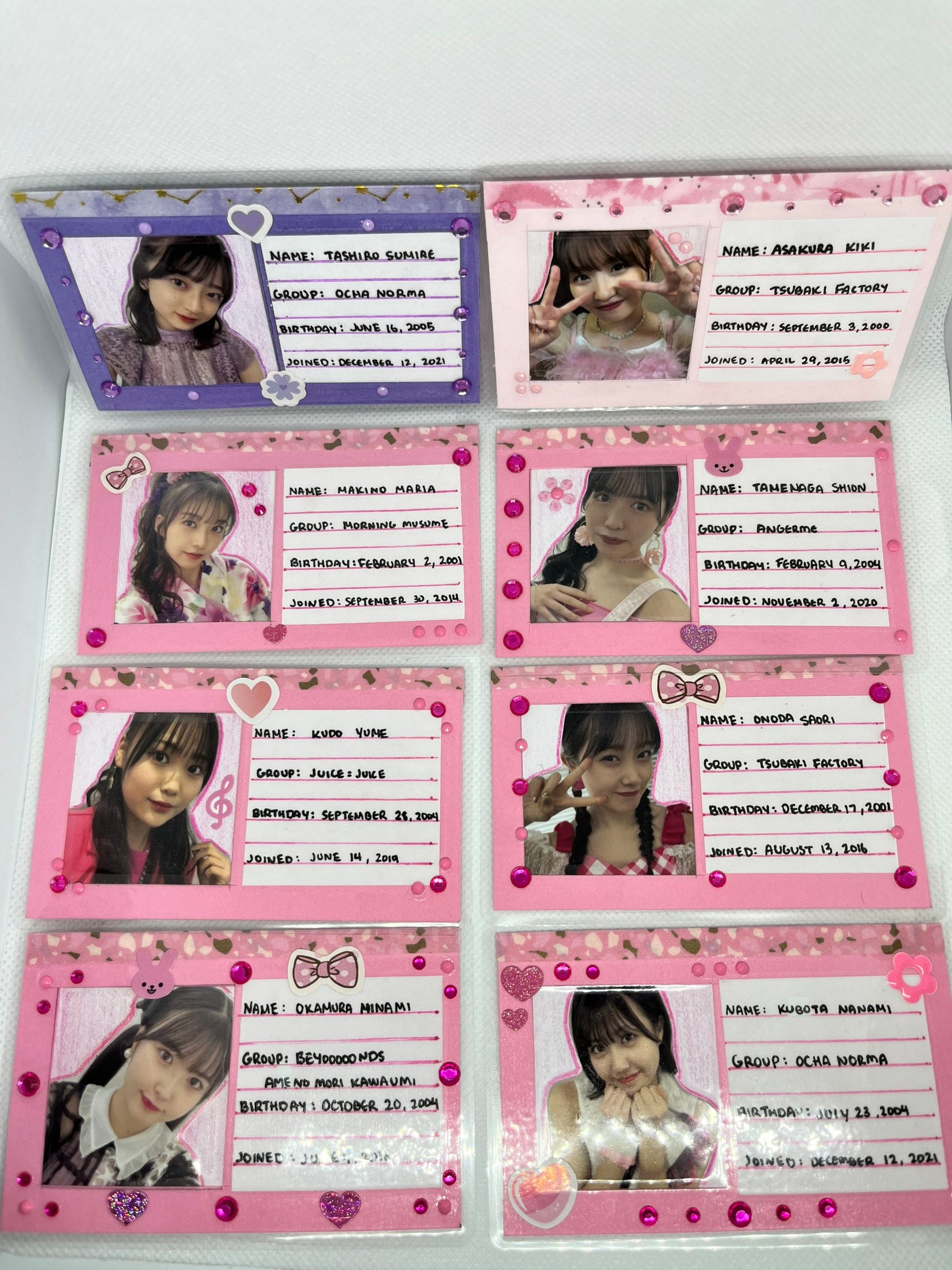 Hello! Project Handmade Oshi ID Card - Etsy