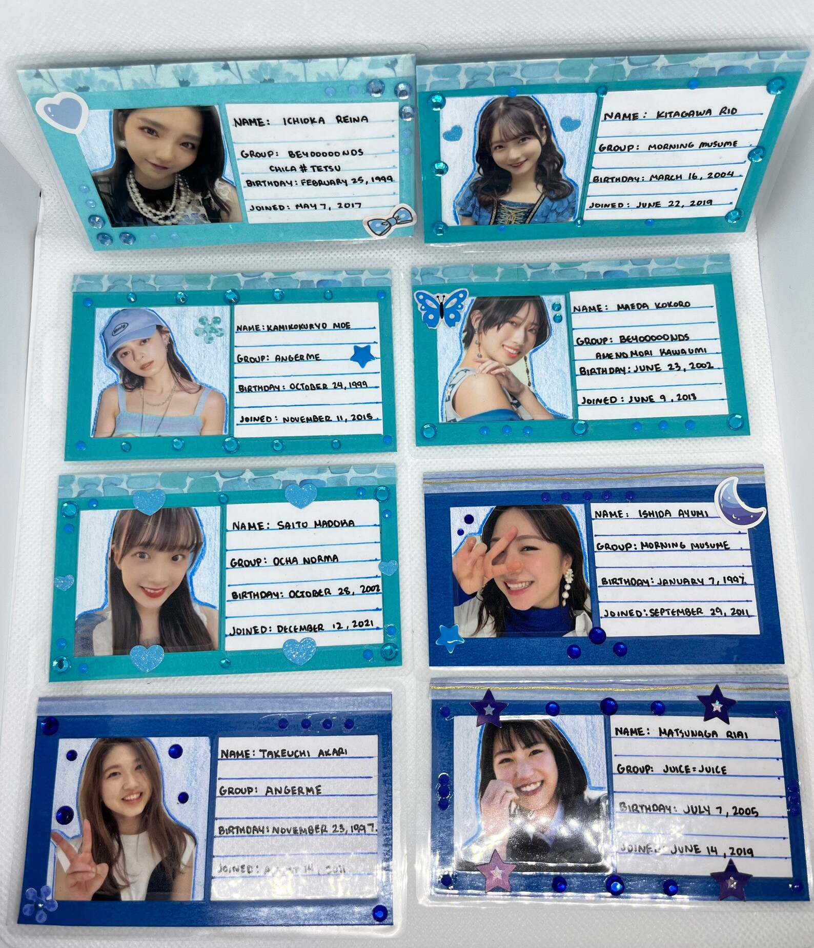 Hello! Project Handmade Oshi ID Card - Etsy