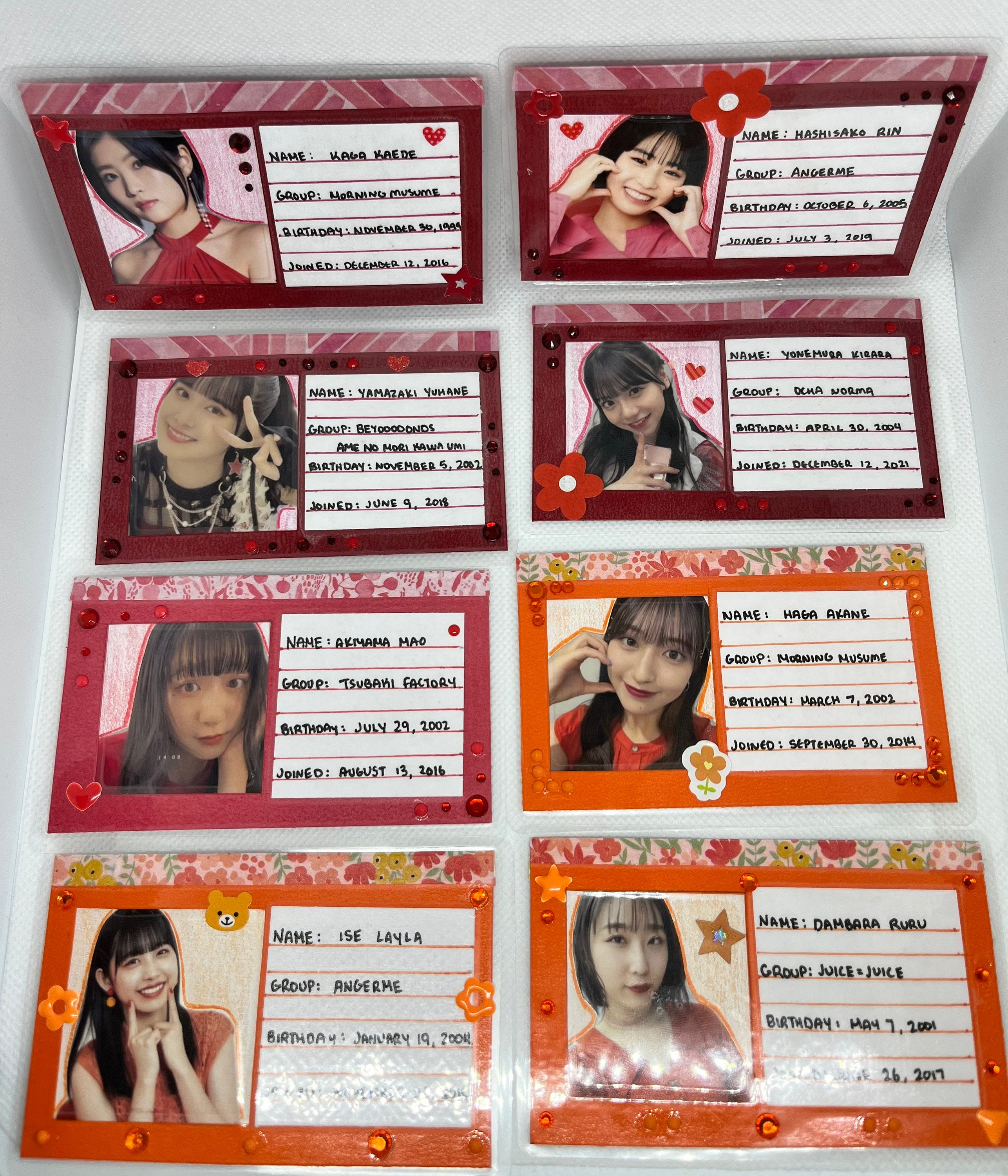Hello! Project Handmade Oshi ID Card - Etsy
