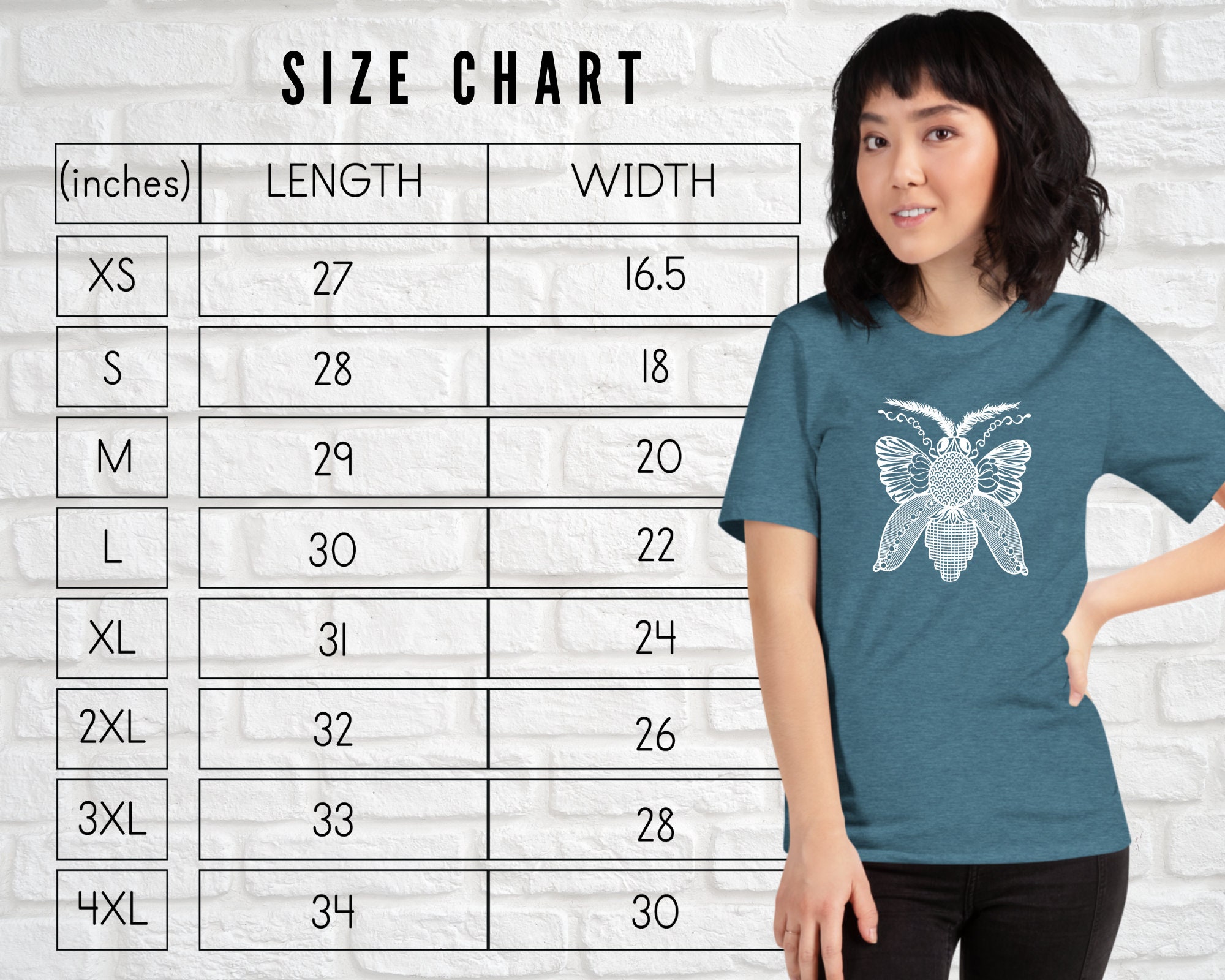 Moth tshirt Insect Shirt Moth Print Moth Shirt Moth Art | Etsy