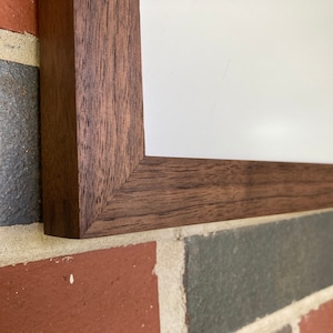 Walnut Picture Frame, Thin Edge Frame, Solid Wood Frames, Gallery ...