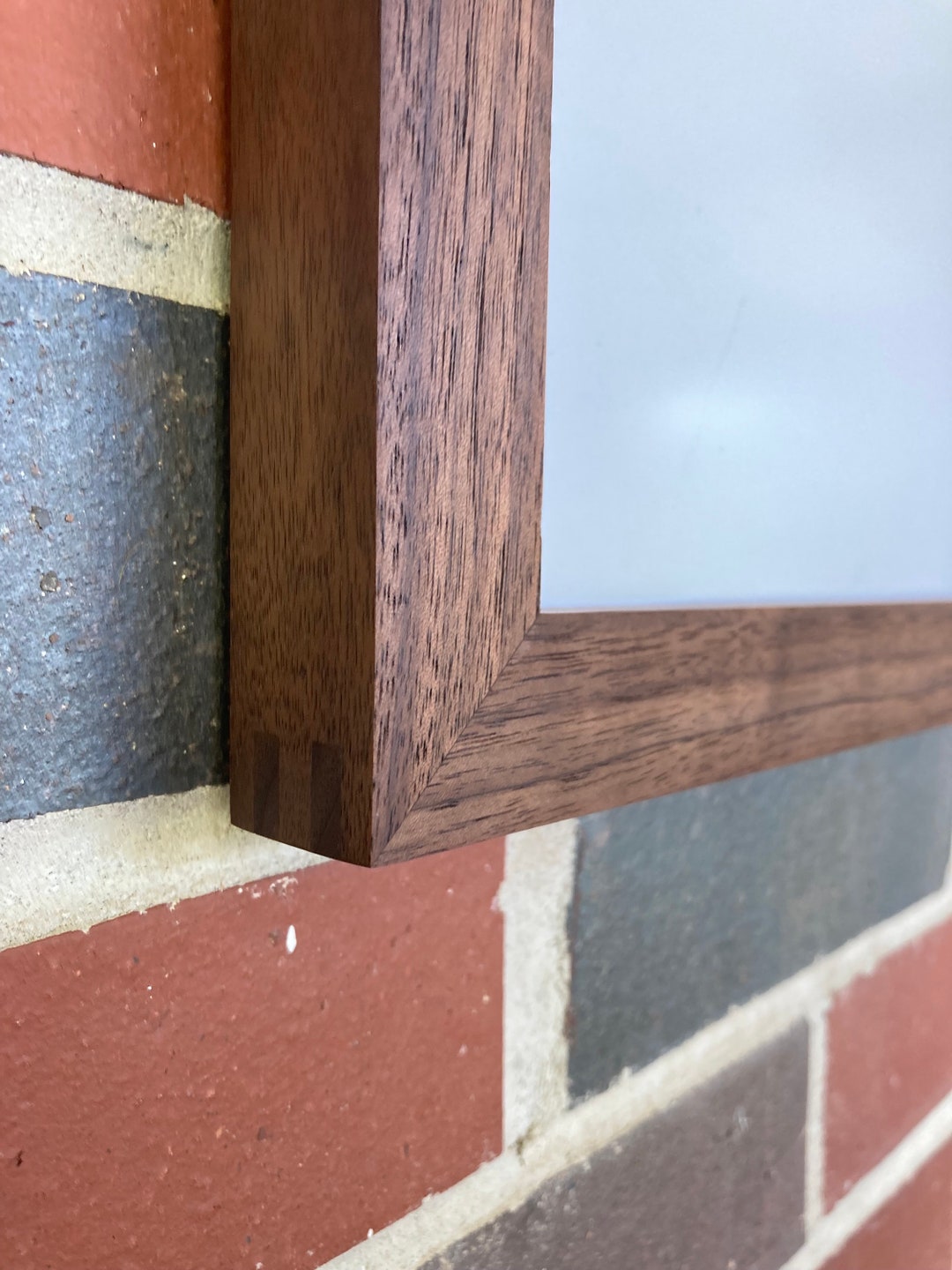 Walnut Picture Frame, Thin Edge Frame, Solid Wood Frames, Gallery ...