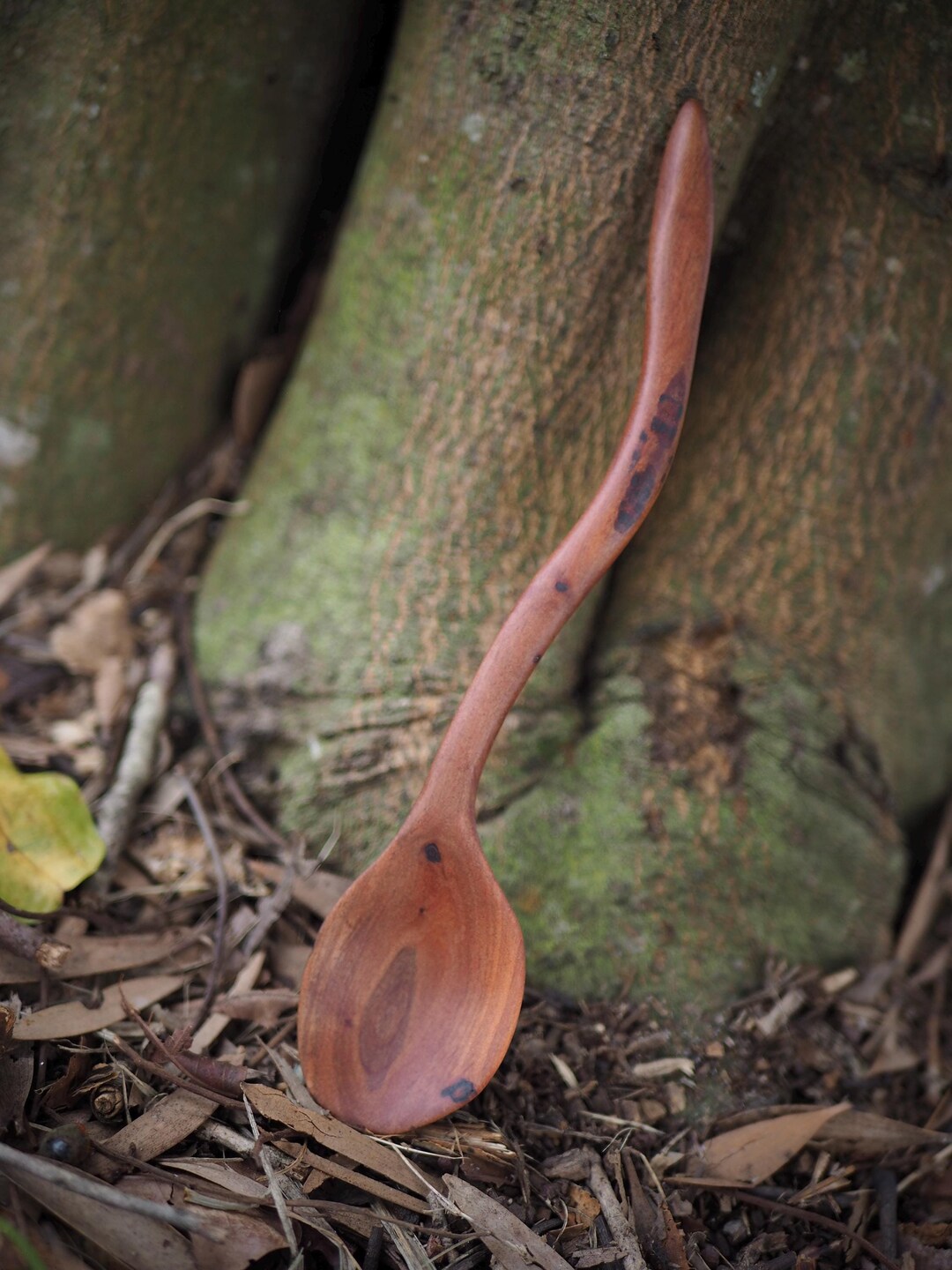 Hand Carved Wooden Spoon, Native Cherry Timber - Etsy