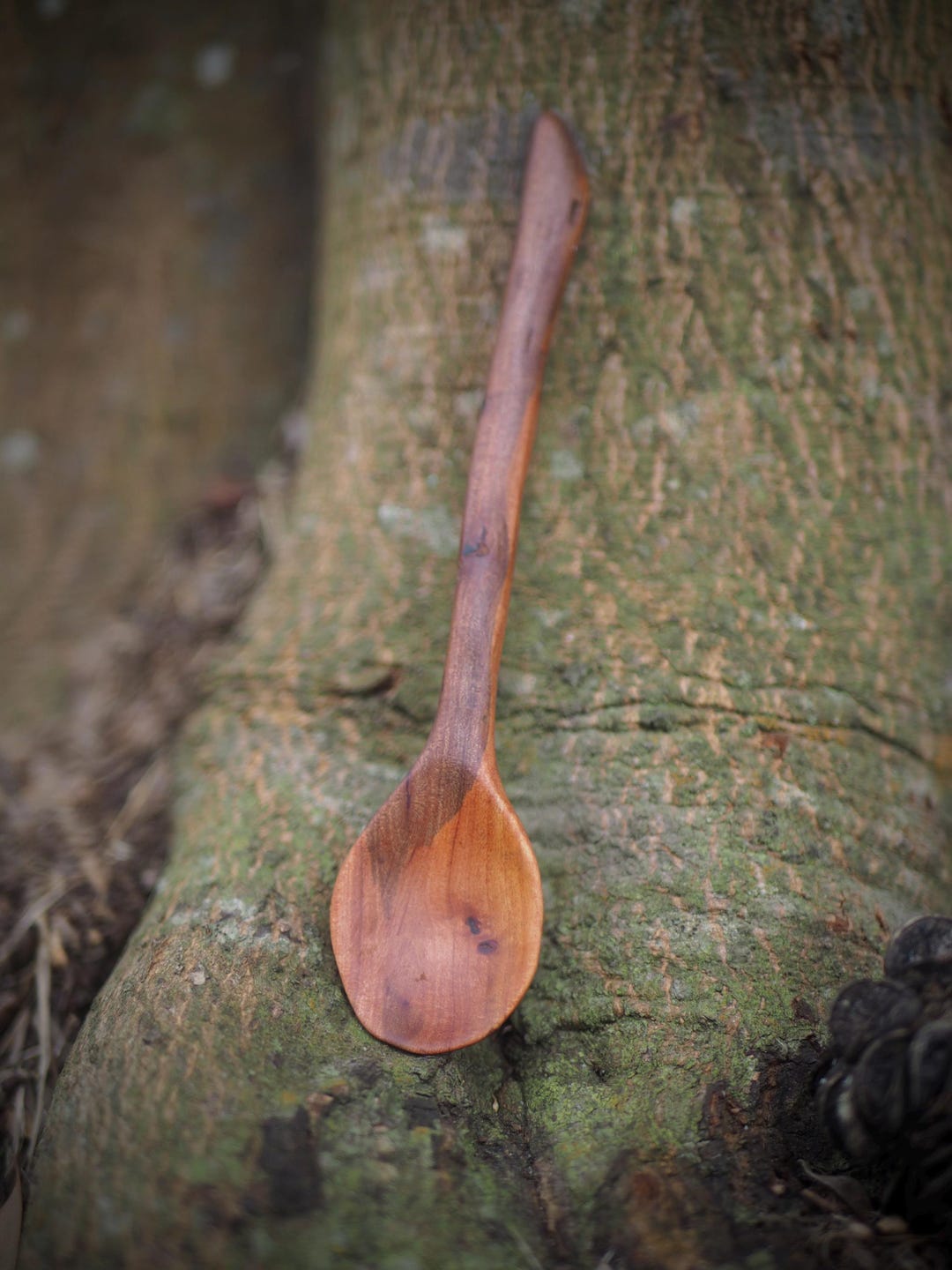 Hand Carved Wooden Spoon, Native Cherry Timber - Etsy