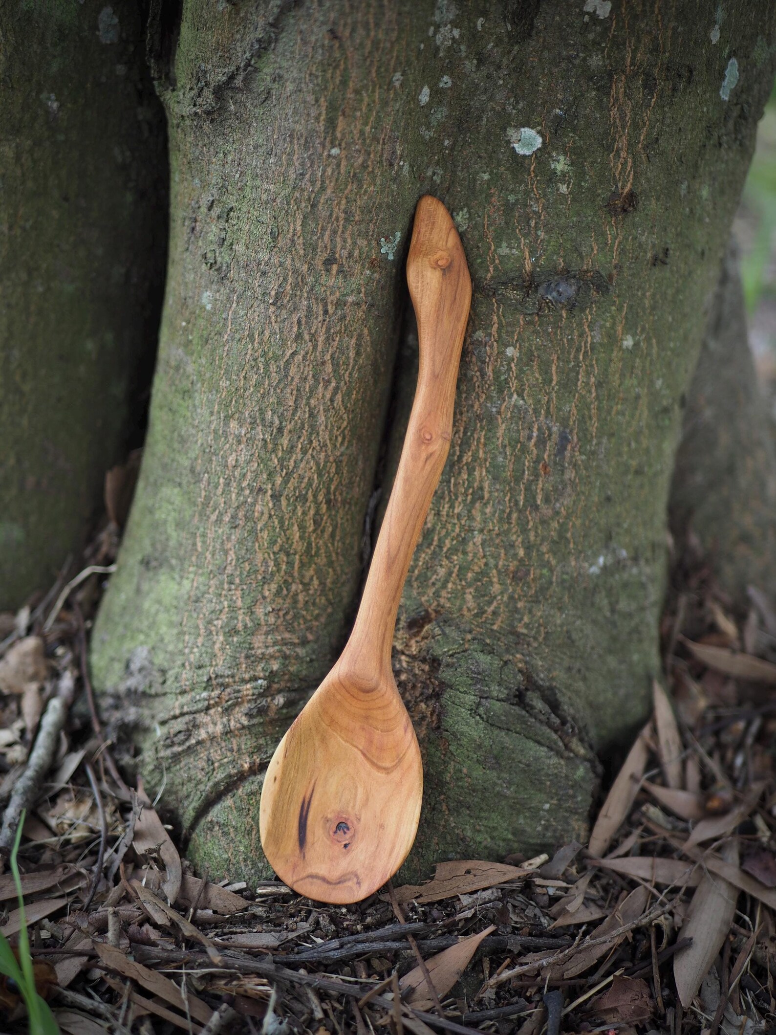 Hand Carved Wooden Spoon, Mulberry Timber - Etsy