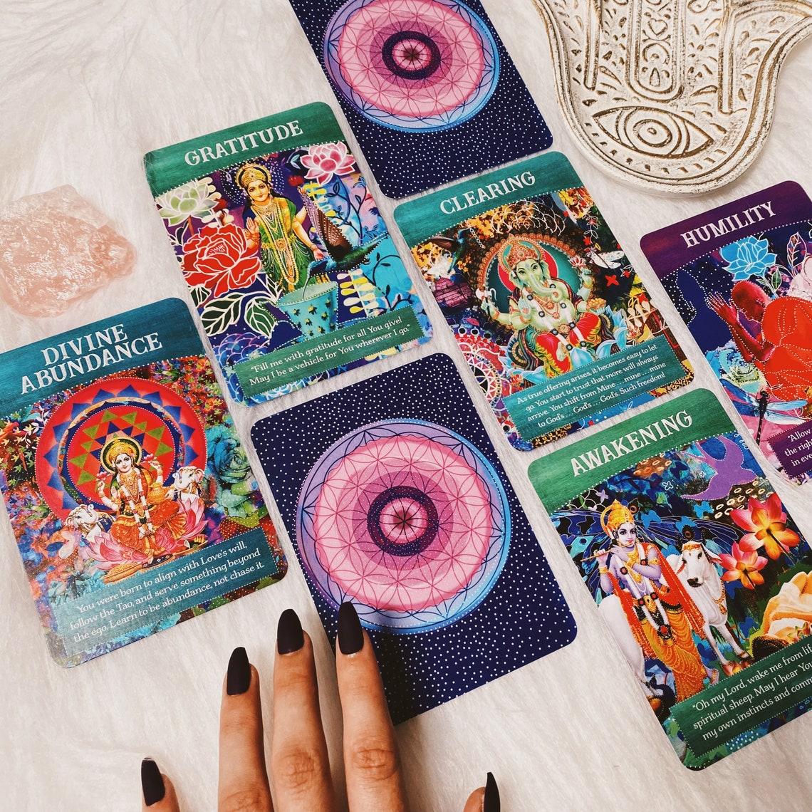 Divine Abundance Oracle Cards 52 Card Deck Etsy