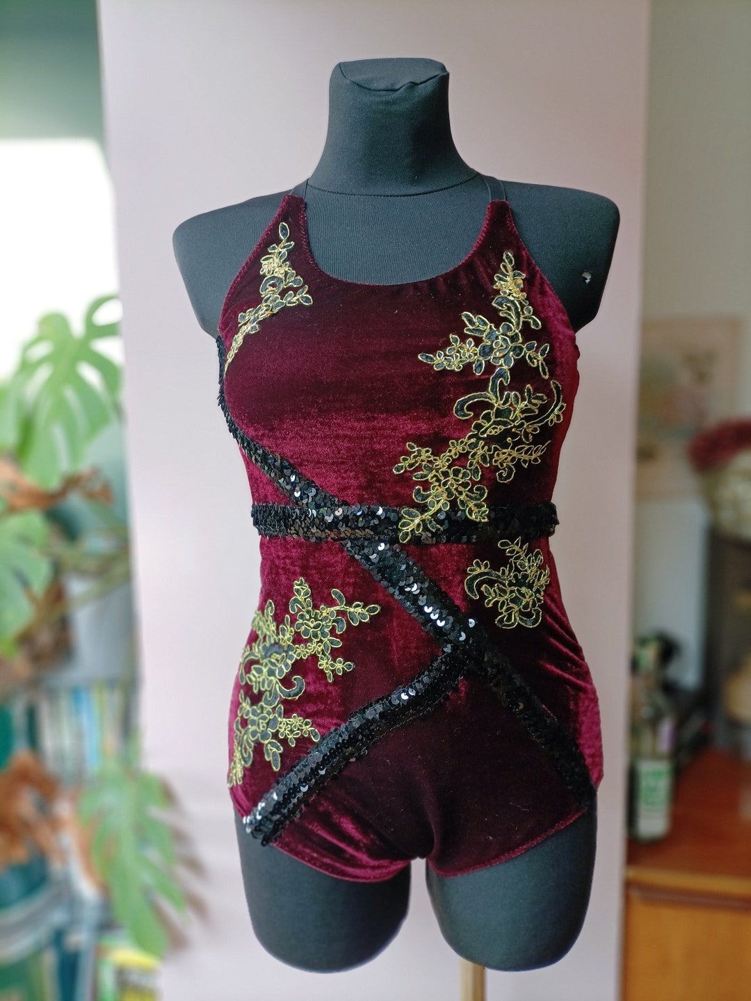 Velvet Burgundy Circus Costume *made to Order* - Etsy