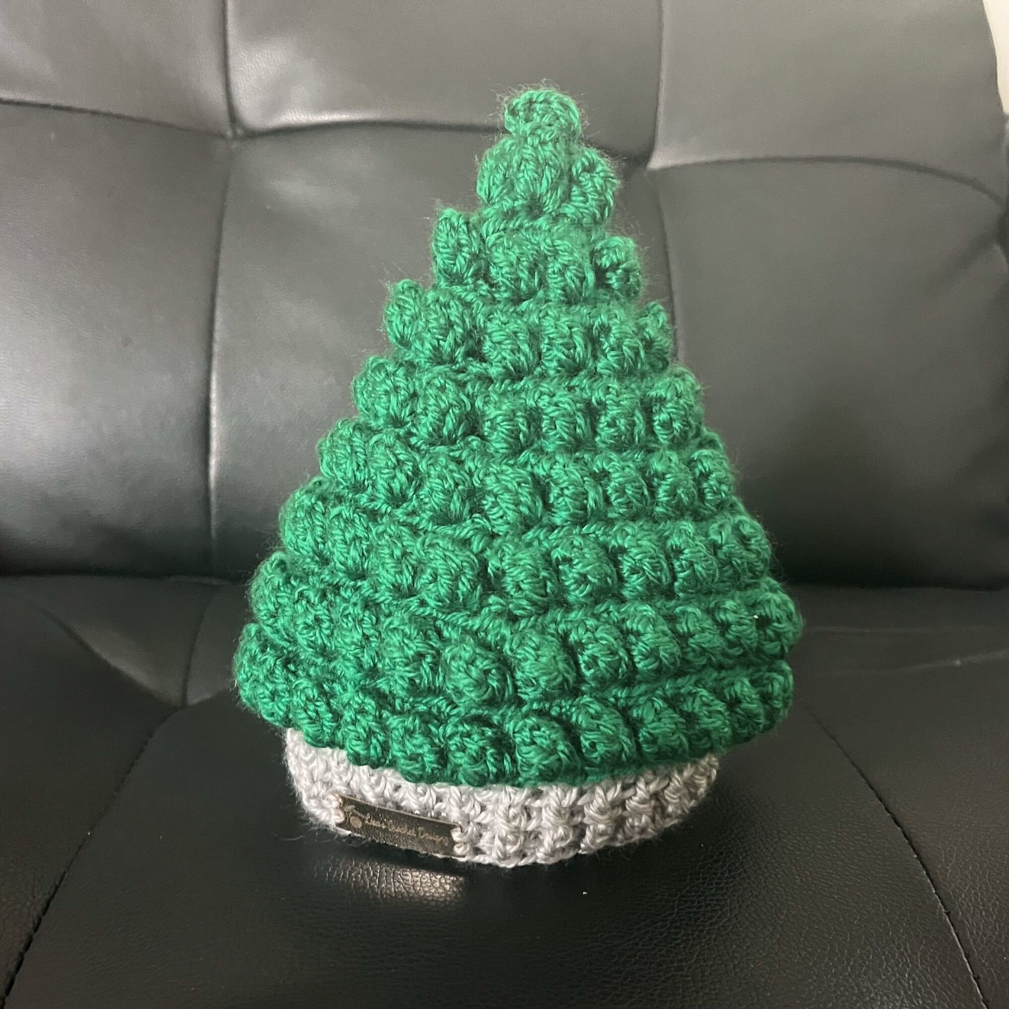 Crochet PATTERN – Chrissy Christmas Tree Hat, Sizes Prem Baby to Adult ...