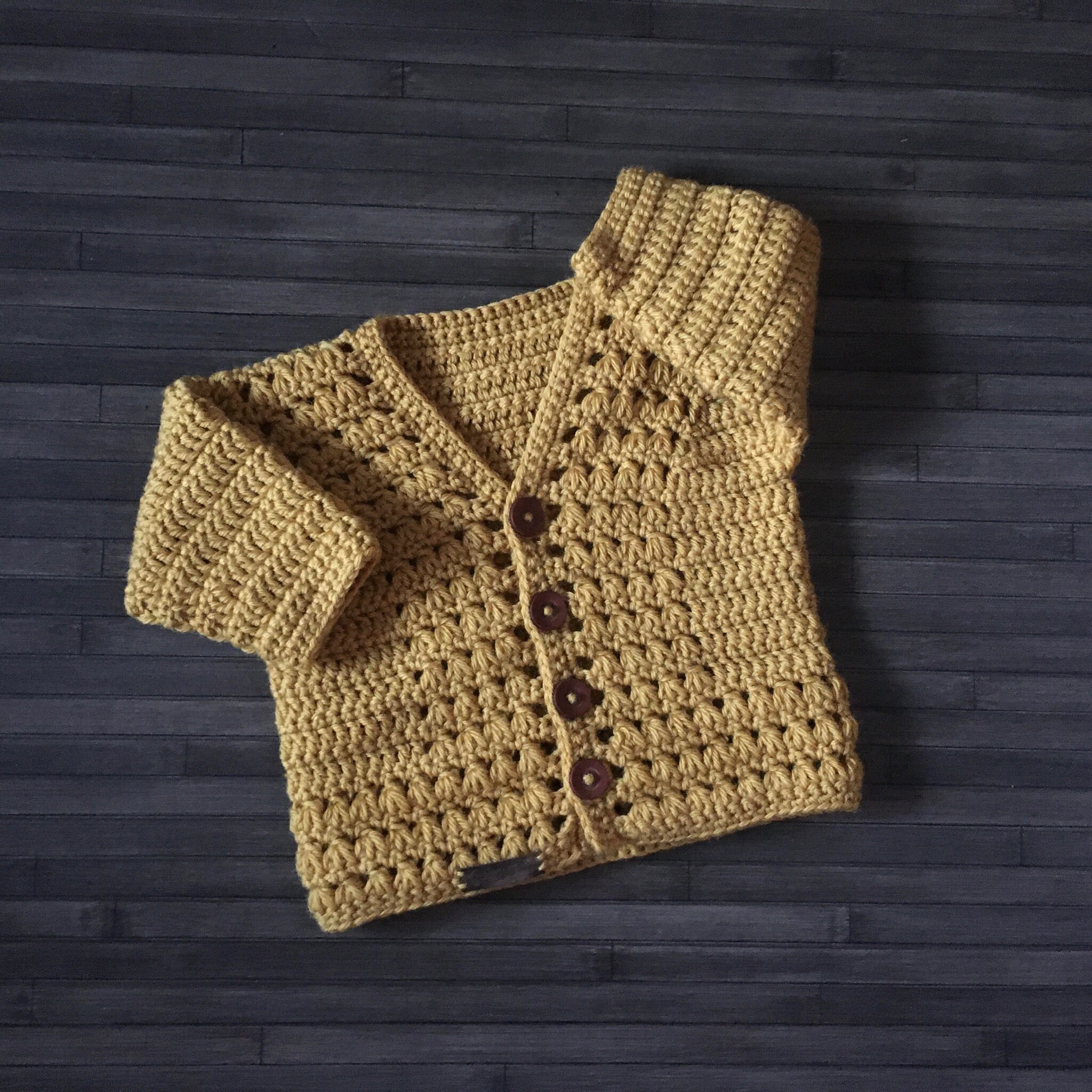 CROCHET PATTERN Baby Cardigan to Child Cardigan Sam | Etsy