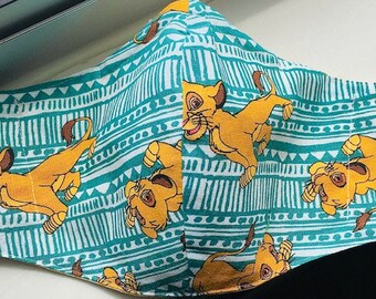 Simba Face Mask - Etsy