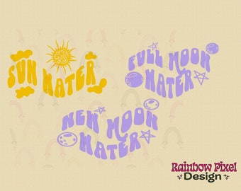 Moon Water Svg File - Etsy