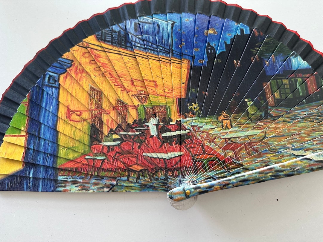 2 Hand Fans Vincent Van Gogh - Etsy