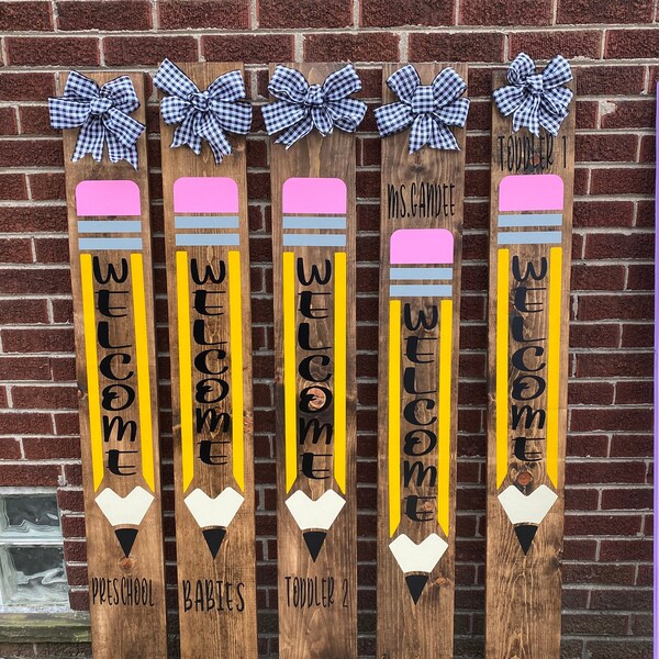 Teacher Pencil Sign - Etsy