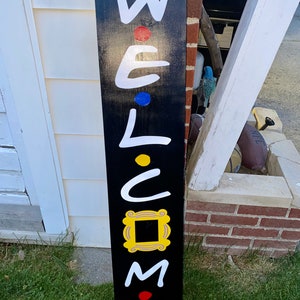 Friends Welcome Sign/friends Tv Welcome/friends Show/porch - Etsy