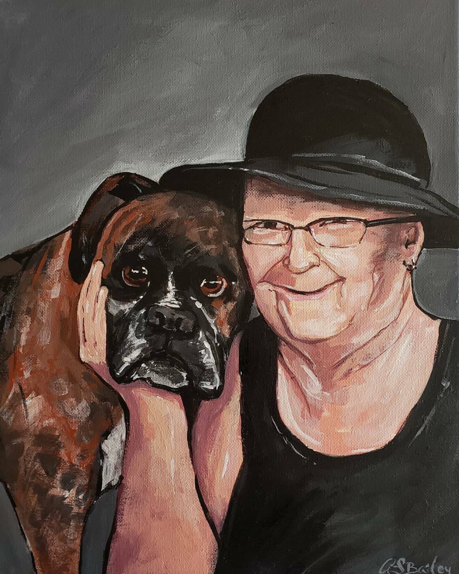 Custom Family Portrait, Acrylic Painting Portrait on Canvas - Etsy