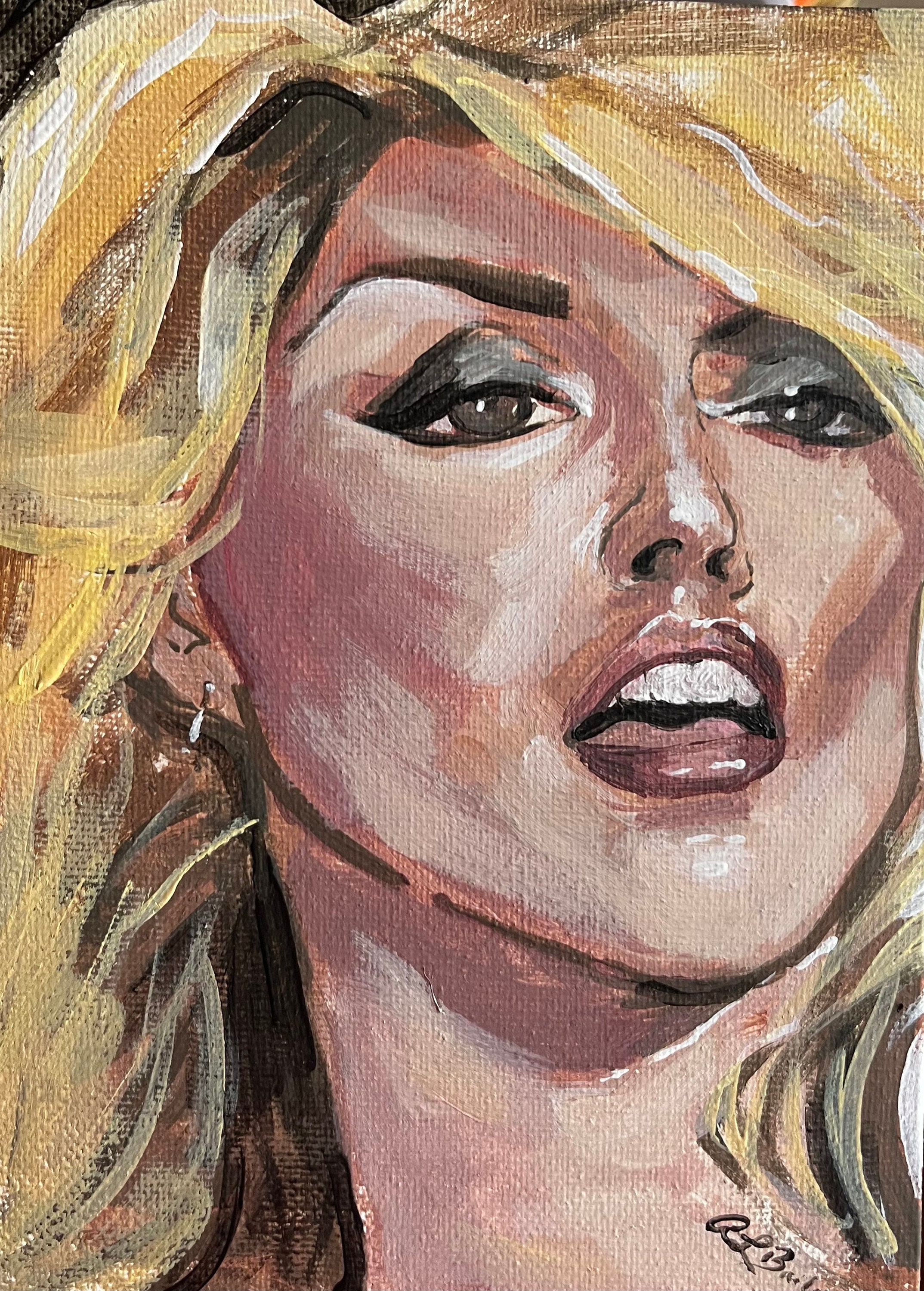 Debbie Harry Blondie Painting - Etsy