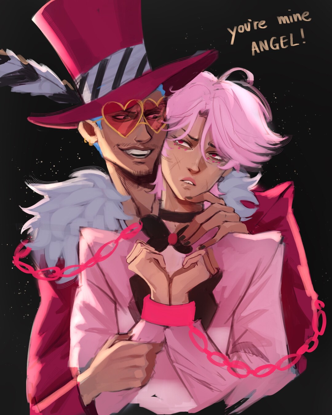 Angel and Valentino Hazbin Hotel - Etsy