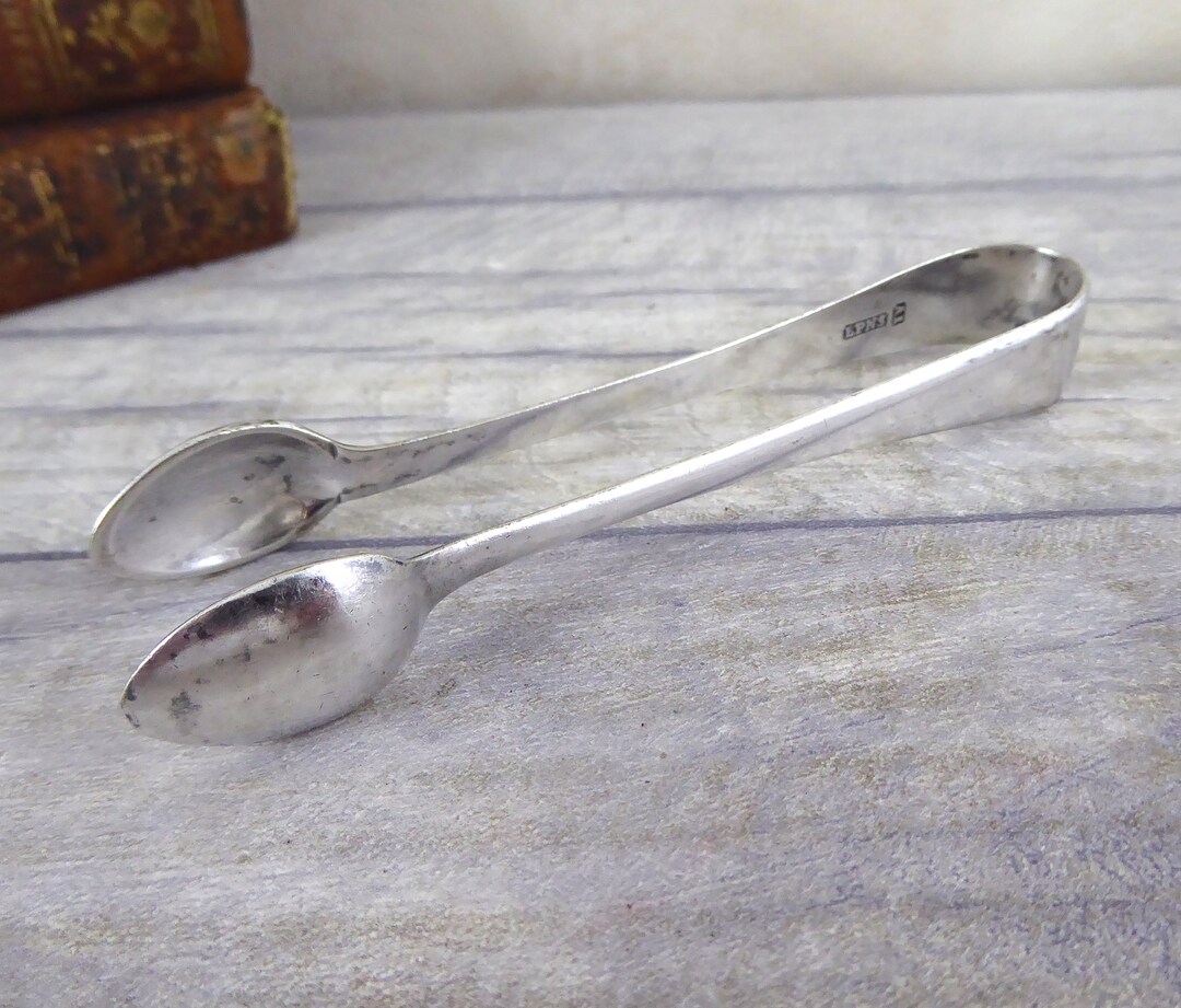 Vintage A1 EPNS Plated Sugar Tongs / Sugar Cube Servers / Electroplated ...
