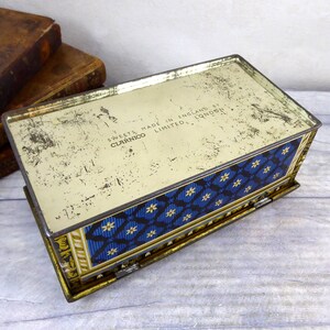 Clarnico Collectible Sweet Tin / Metal Box / 1950s Tin With Hinged Lid ...