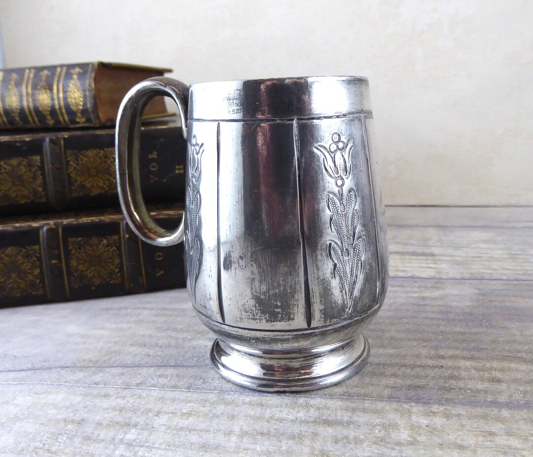 Vintage EPBM Silver Plated Cup or Mug Electroplated Britannia Metal ...