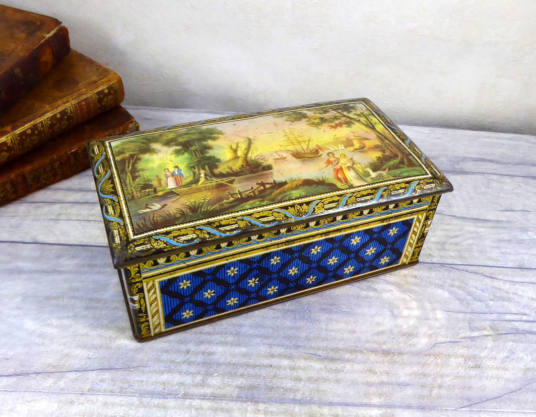 Clarnico Collectible Sweet Tin / Metal Box / 1950s Tin With Hinged Lid ...