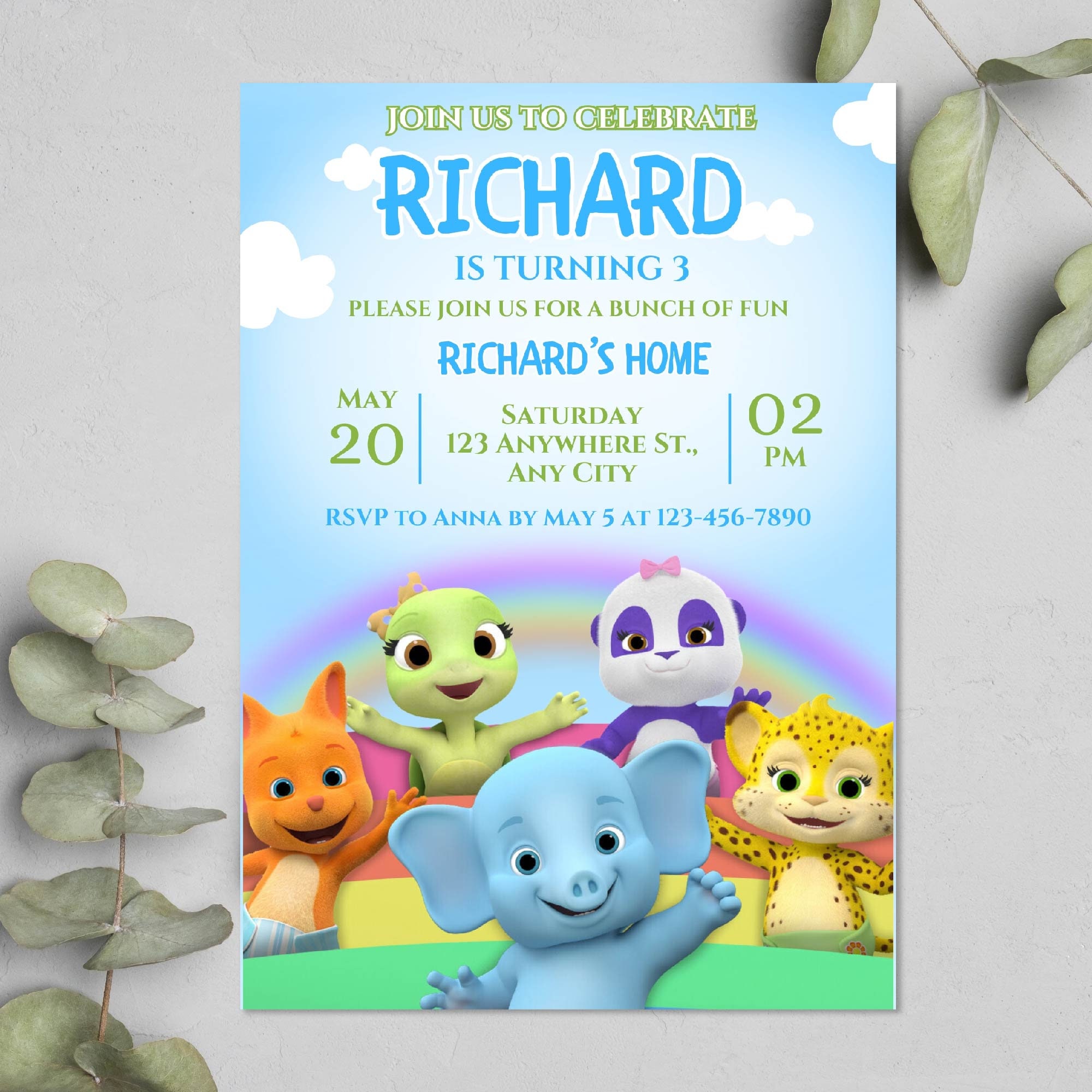 Word Party Invitation, Word Party Birthday,printable Invitation, Word ...