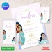 Princess Jasmine Birthday Invitation Template, Printable Birthday Party ...