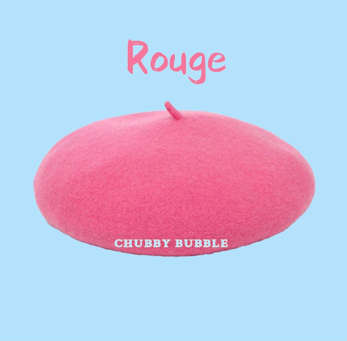 Pink Beret 100% Wool French Beret Winter Hat Vintage | Etsy