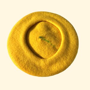 Lemon Beret, French Beret Hat, Handmade Fruit Beret, Gift for Women ...