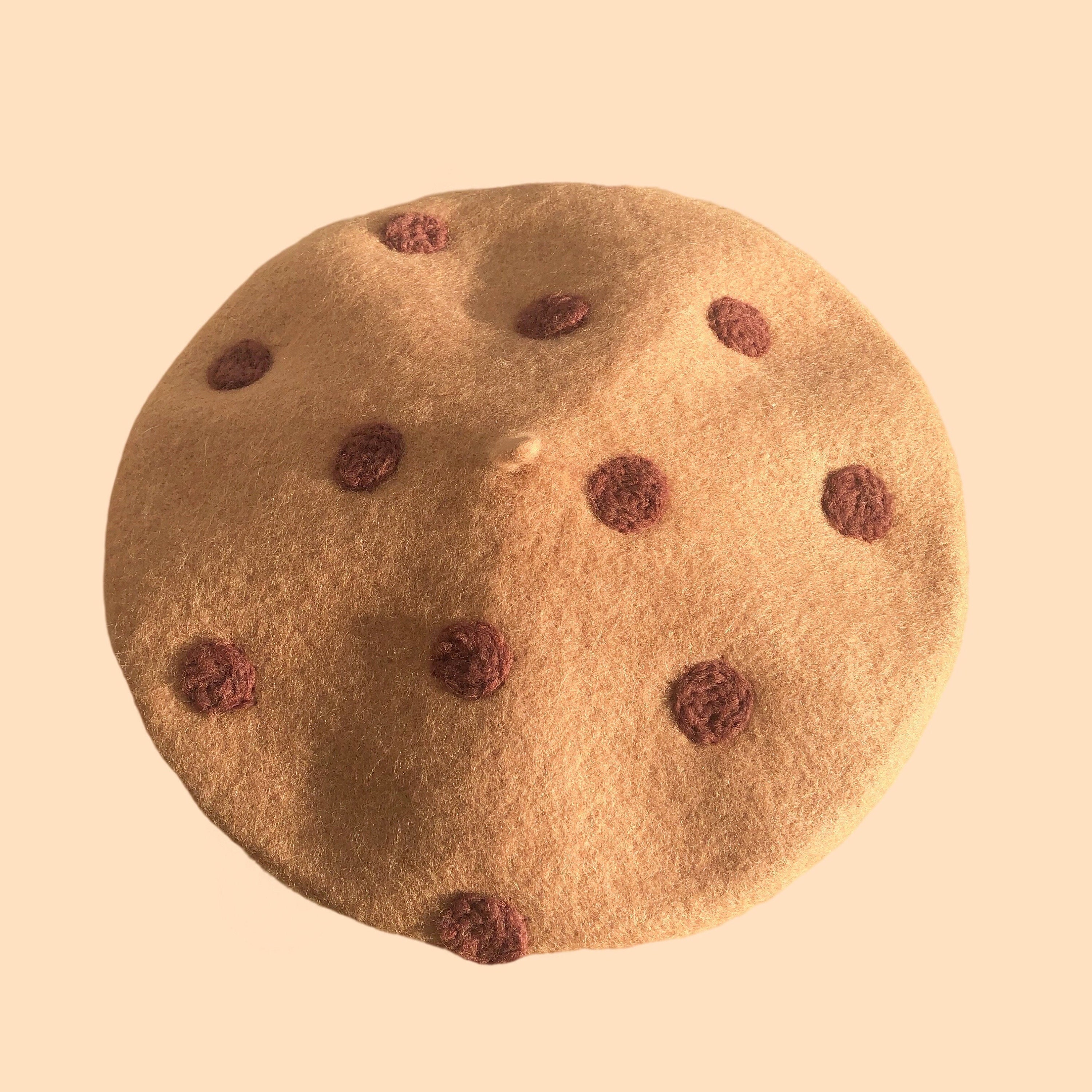Cookie Beret, Chocolate Biscuits Beret, Funky Cute Lovely Hat, French ...