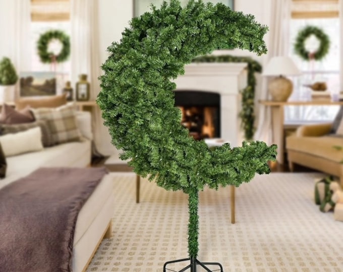 Ramadan Eid Crescent Moon Tree in Green. 6 Feet Tall - Etsy