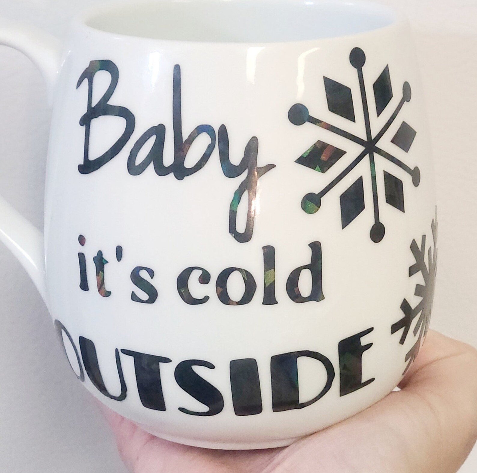 Baby It's Cold Outside Holiday Mug - Etsy
