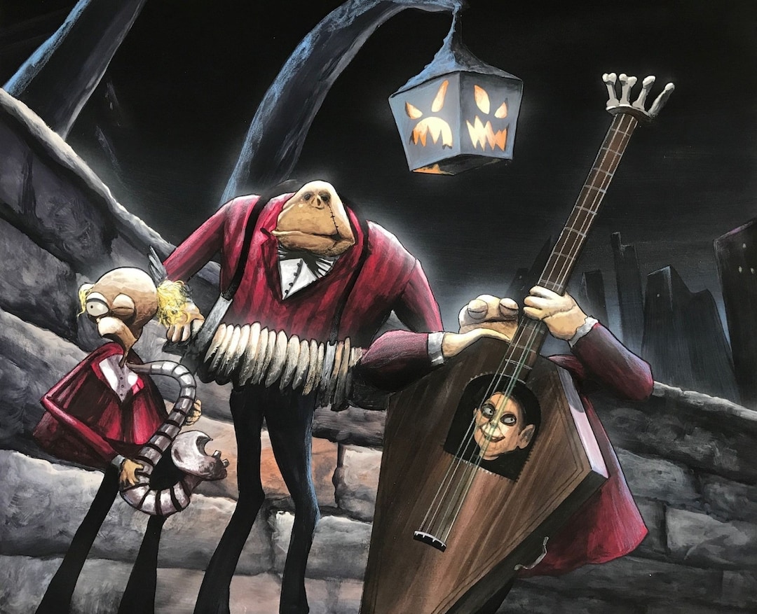 The Nightmare Before Christmas - 'skeleton Band' Halloween Town Band ...