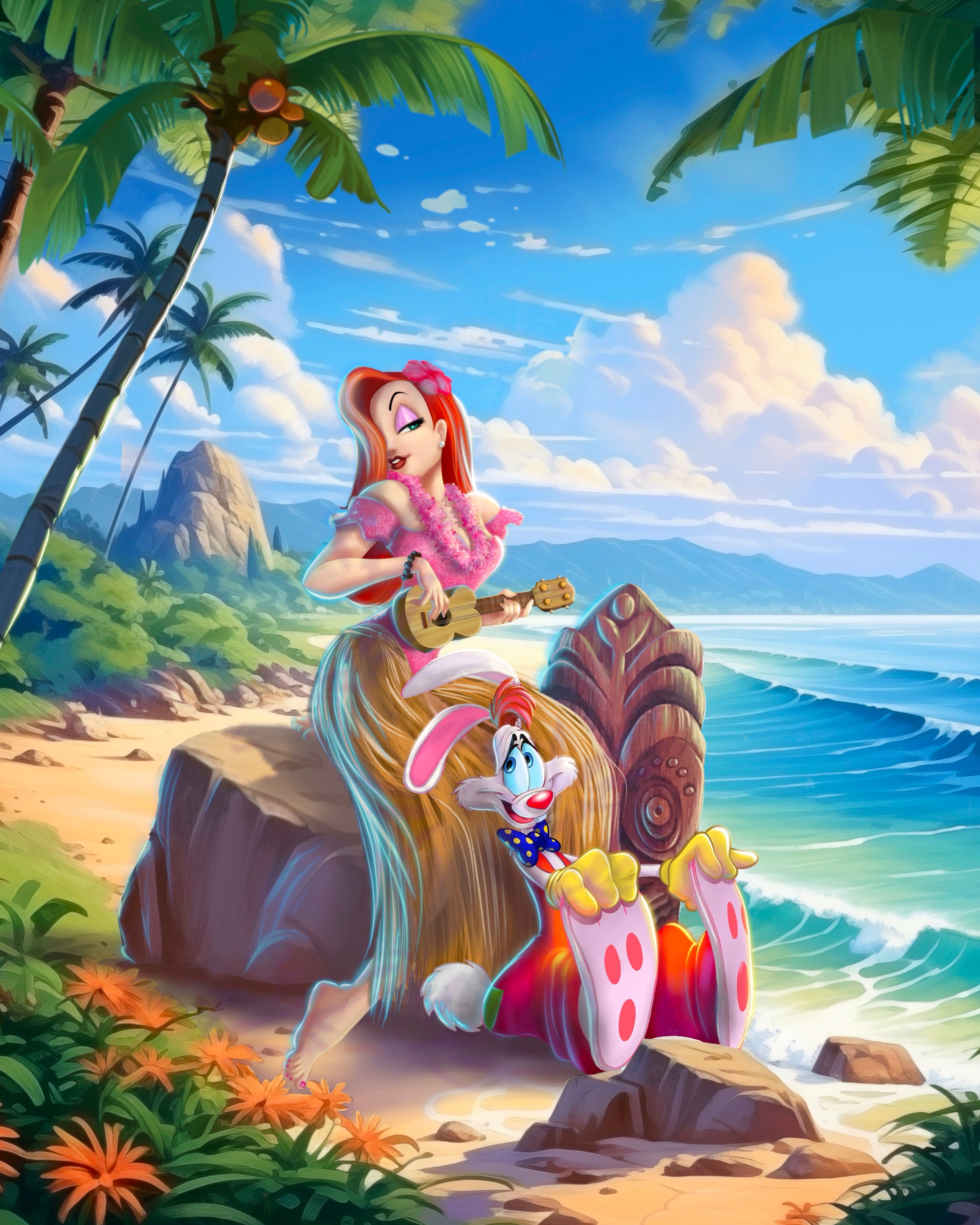 Jessica Rabbit With Roger Rabbit