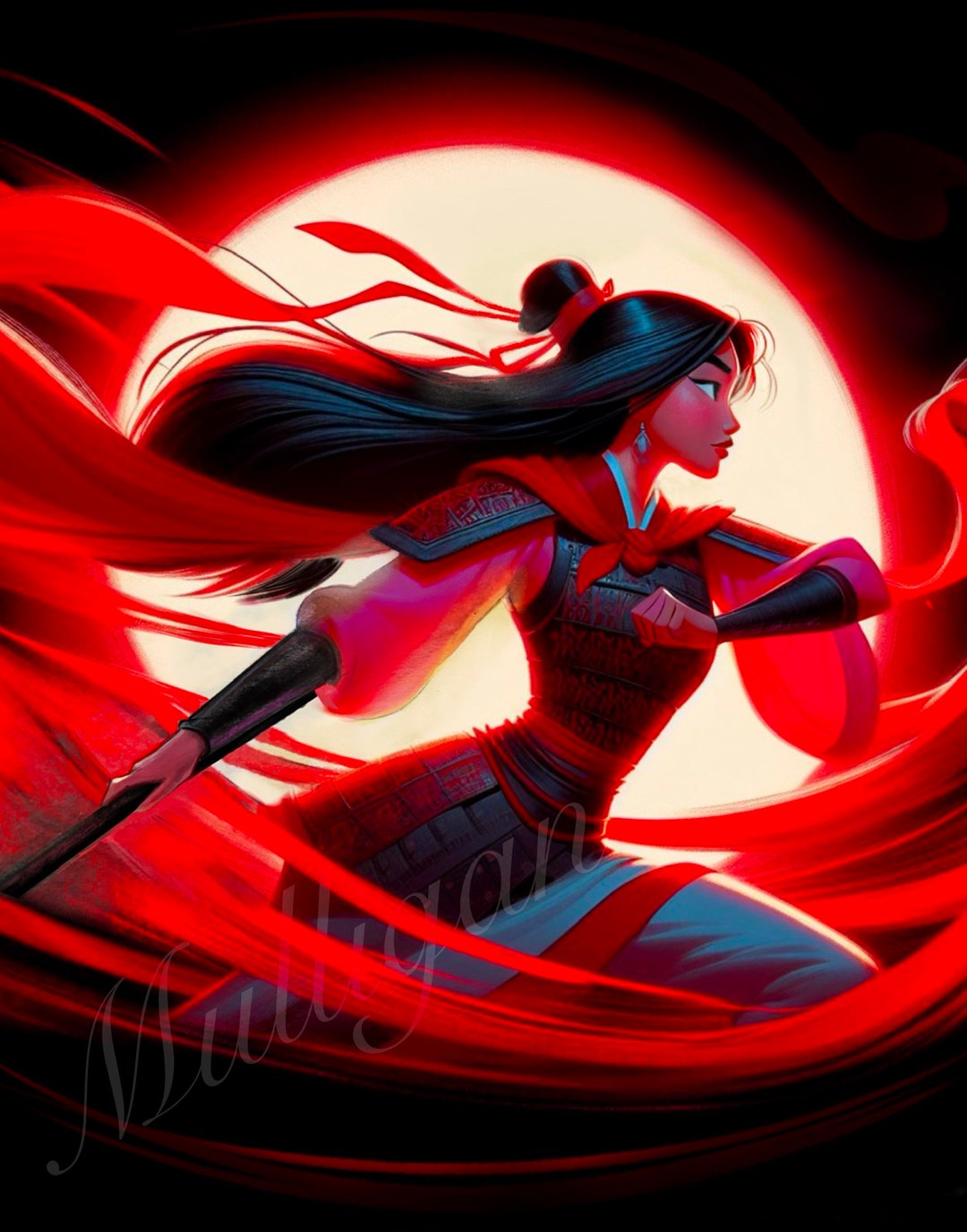 Mulan Honors Call Lithograph by Disney Artist James C Mulligan - Etsy