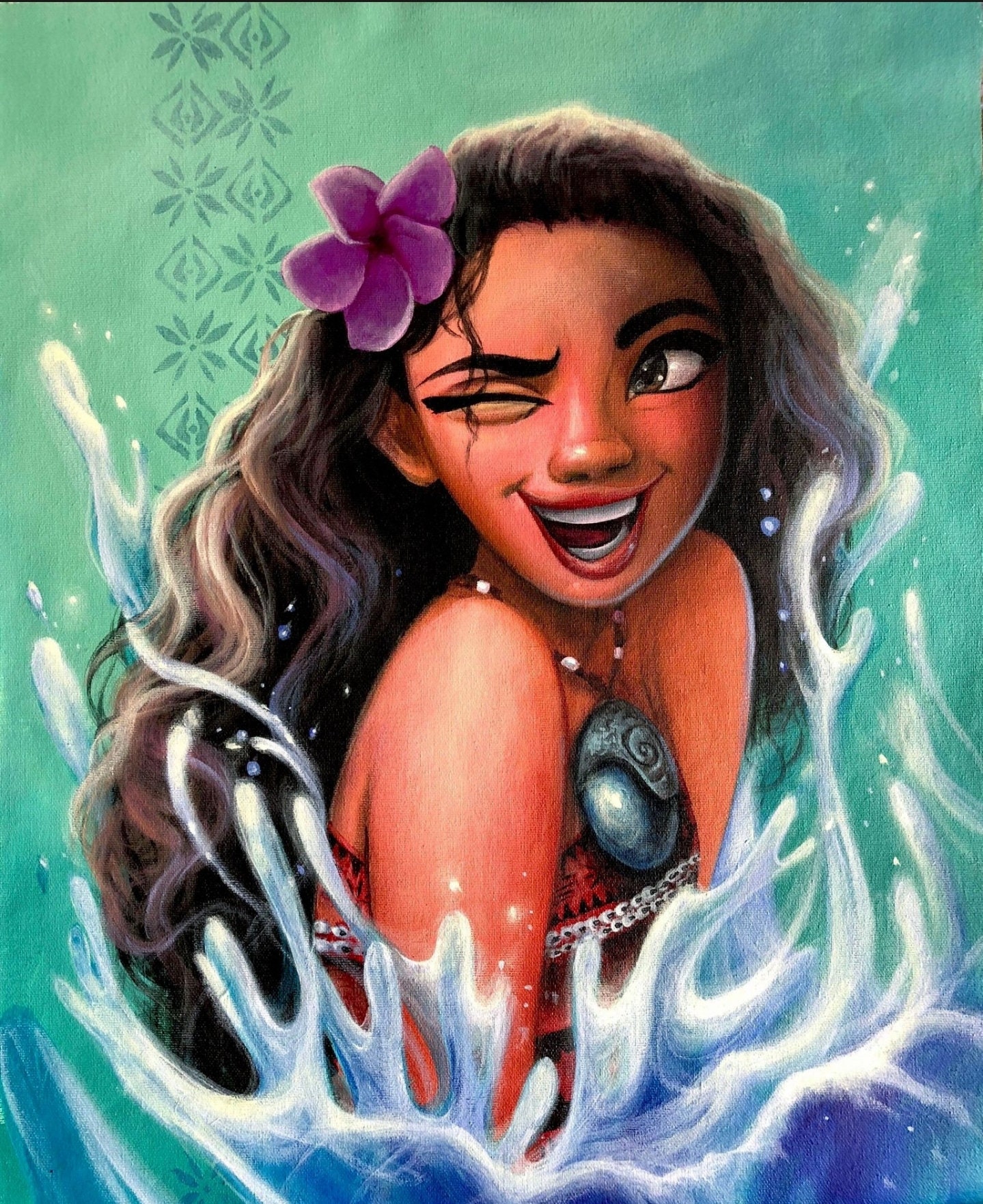 Moana 'spirit of Aloha' Lithograph by James C. Mulligan disney - Etsy