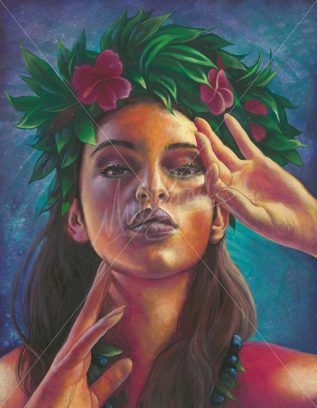 Leilani Artist Hand Signed Lithograph - Etsy