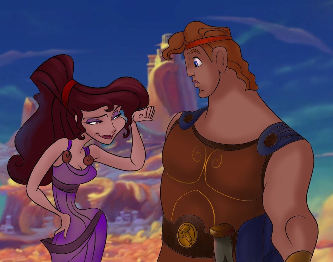 Hercules - 'honey, You Mean Hunkules' Meg & Hercules Lithograph by ...