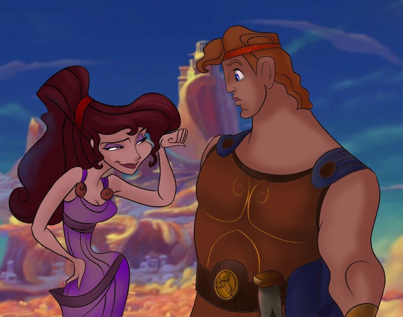 Hercules - 'honey, You Mean Hunkules' Meg & Hercules Lithograph by ...