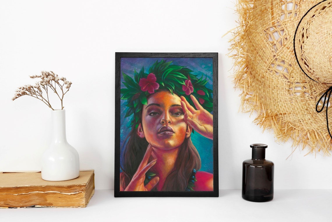 Leilani Artist Hand Signed Lithograph - Etsy