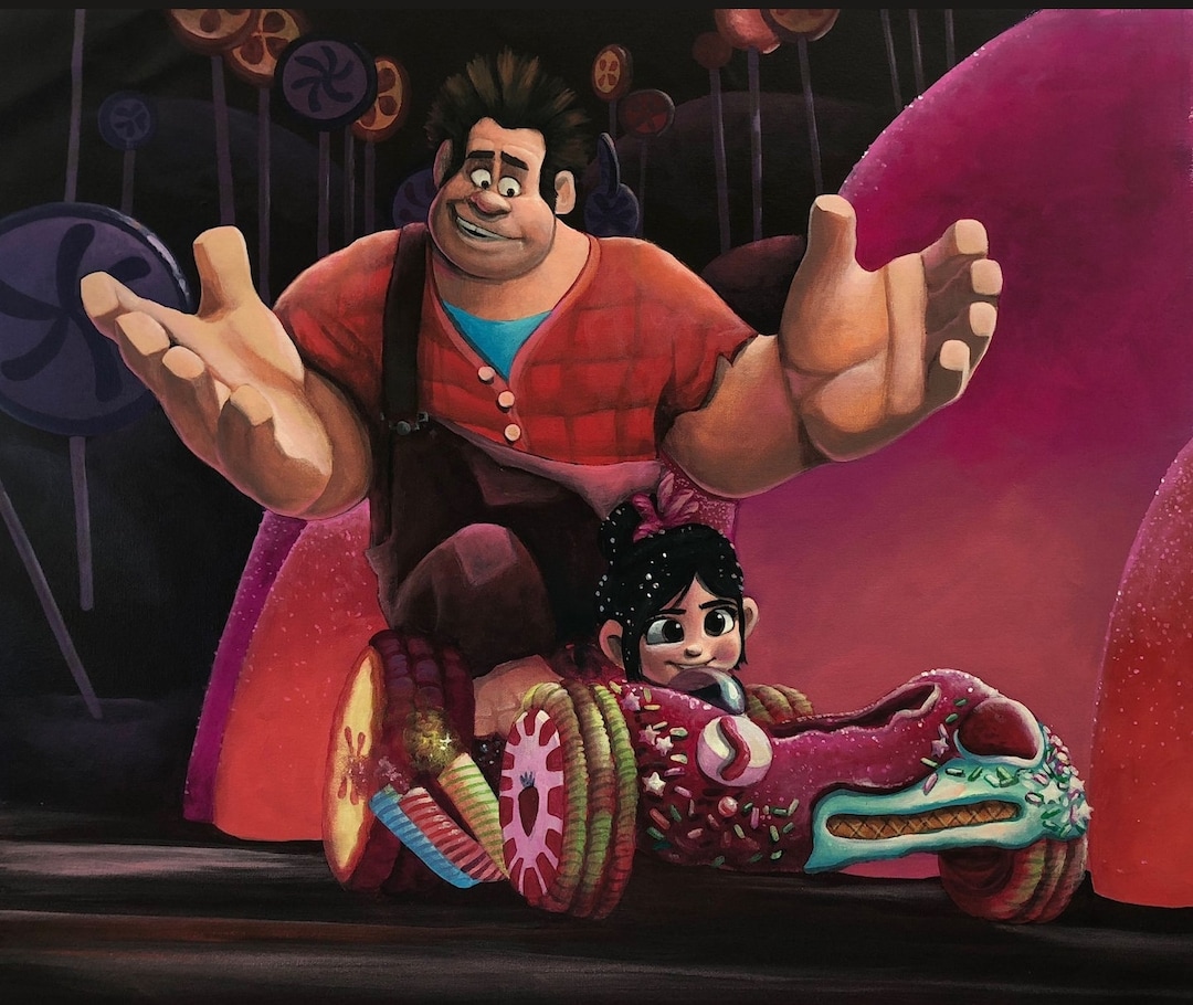 Wreck-it Ralph 'candy Race' Ralph & Vanellope Von - Etsy