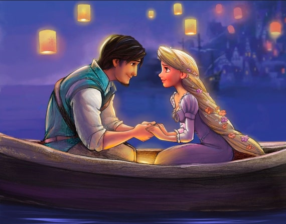 Flynn Rider And Rapunzel Boat