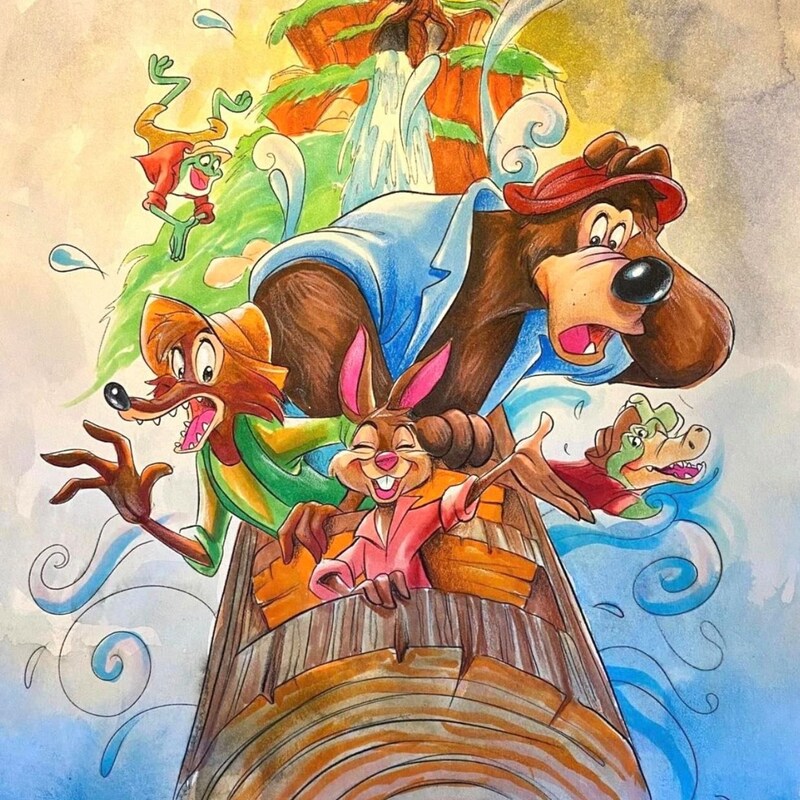 Splash Mountain - Etsy