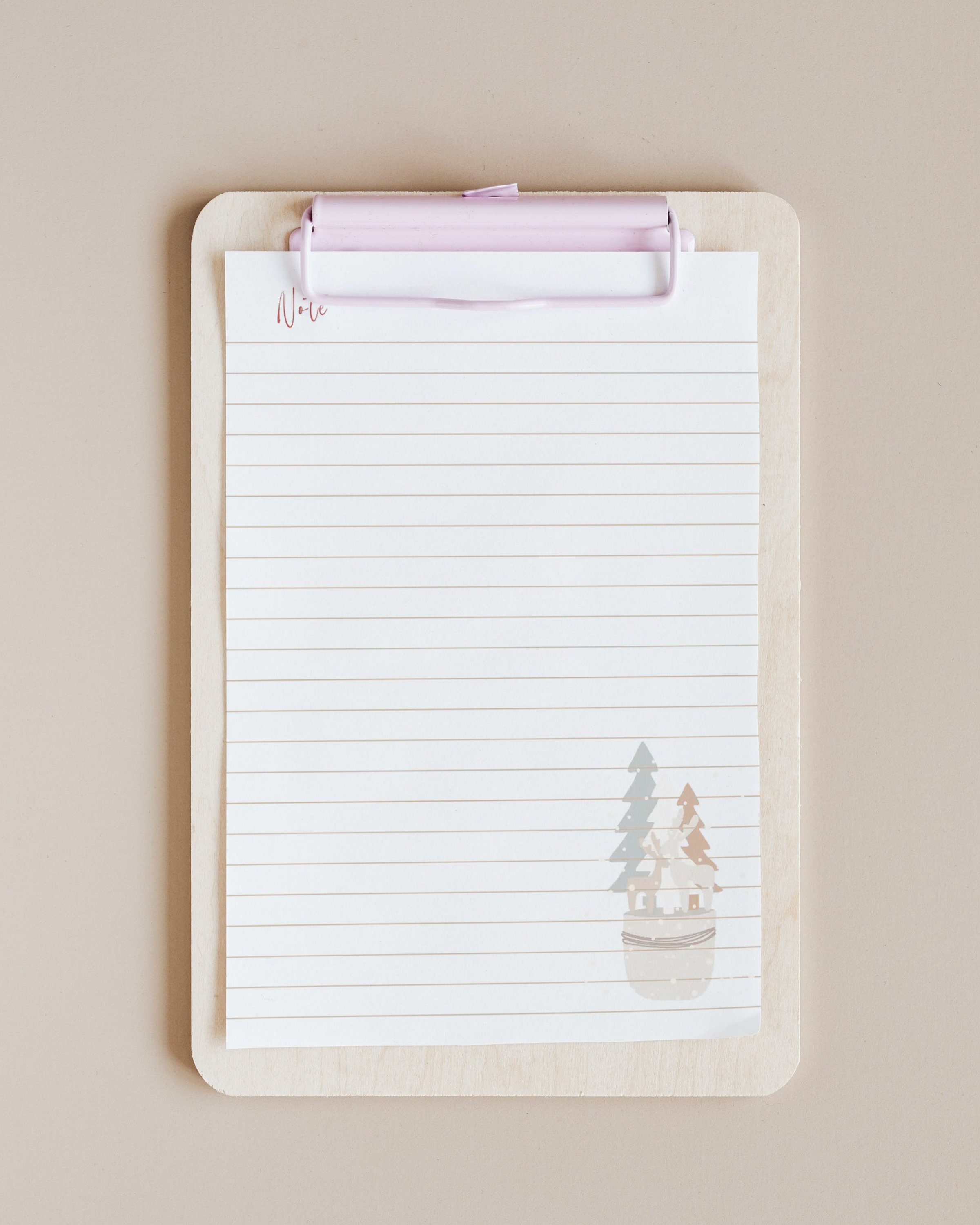 Christmas Winter Dot and Line Note Printable | Digital Writing Paper ...