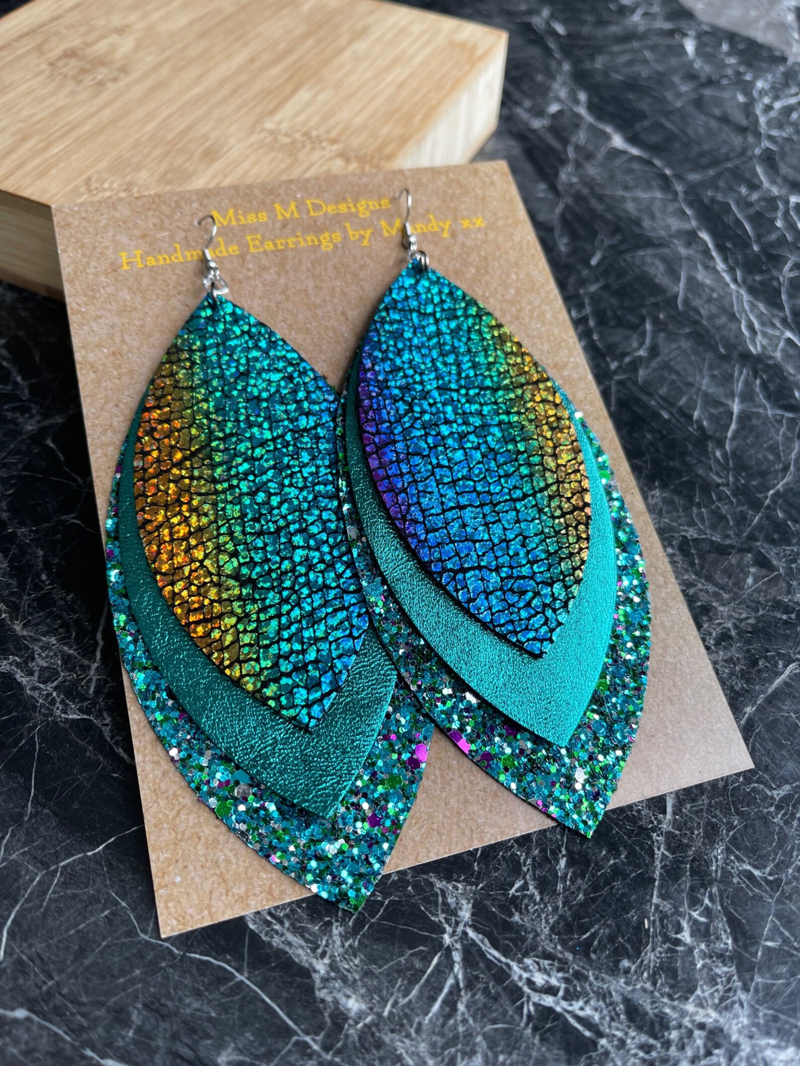 Marina Earrings - Turquoise, Emerald Pretty, Statement, Chandelier ...
