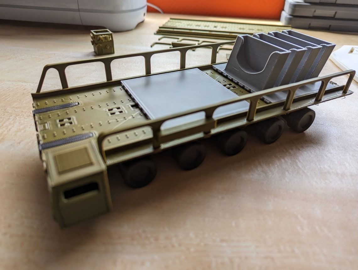 3D Printed 60K Tunner Loader Model With Customizable Pallets - Etsy