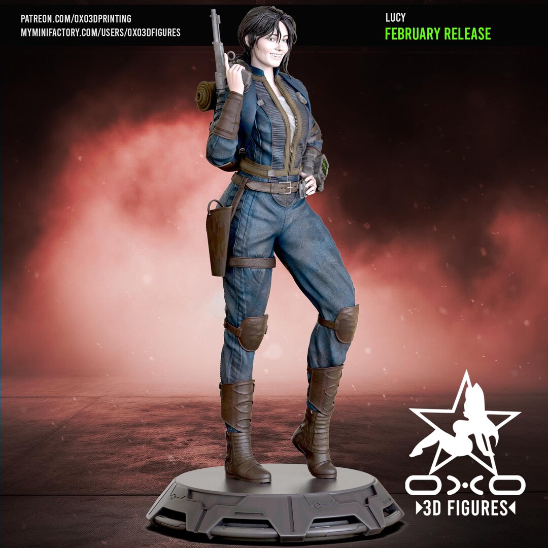 Lucy - Fallout - Tv Show- 3d Printed - Statue - Unpainted - Collectable ...