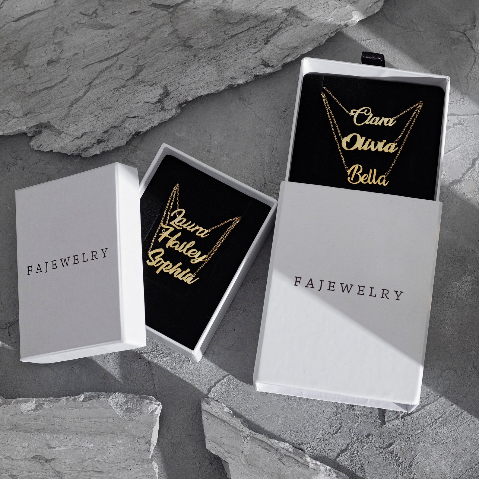 Solid Gold Old English Name Necklace Old English Font Name - Etsy